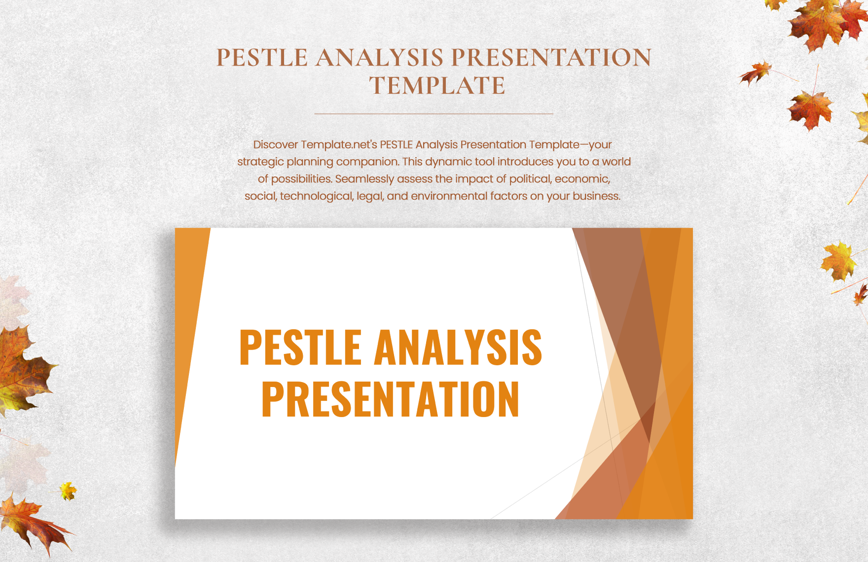 PESTLE Analysis Presentation Template Download In PowerPoint Google 