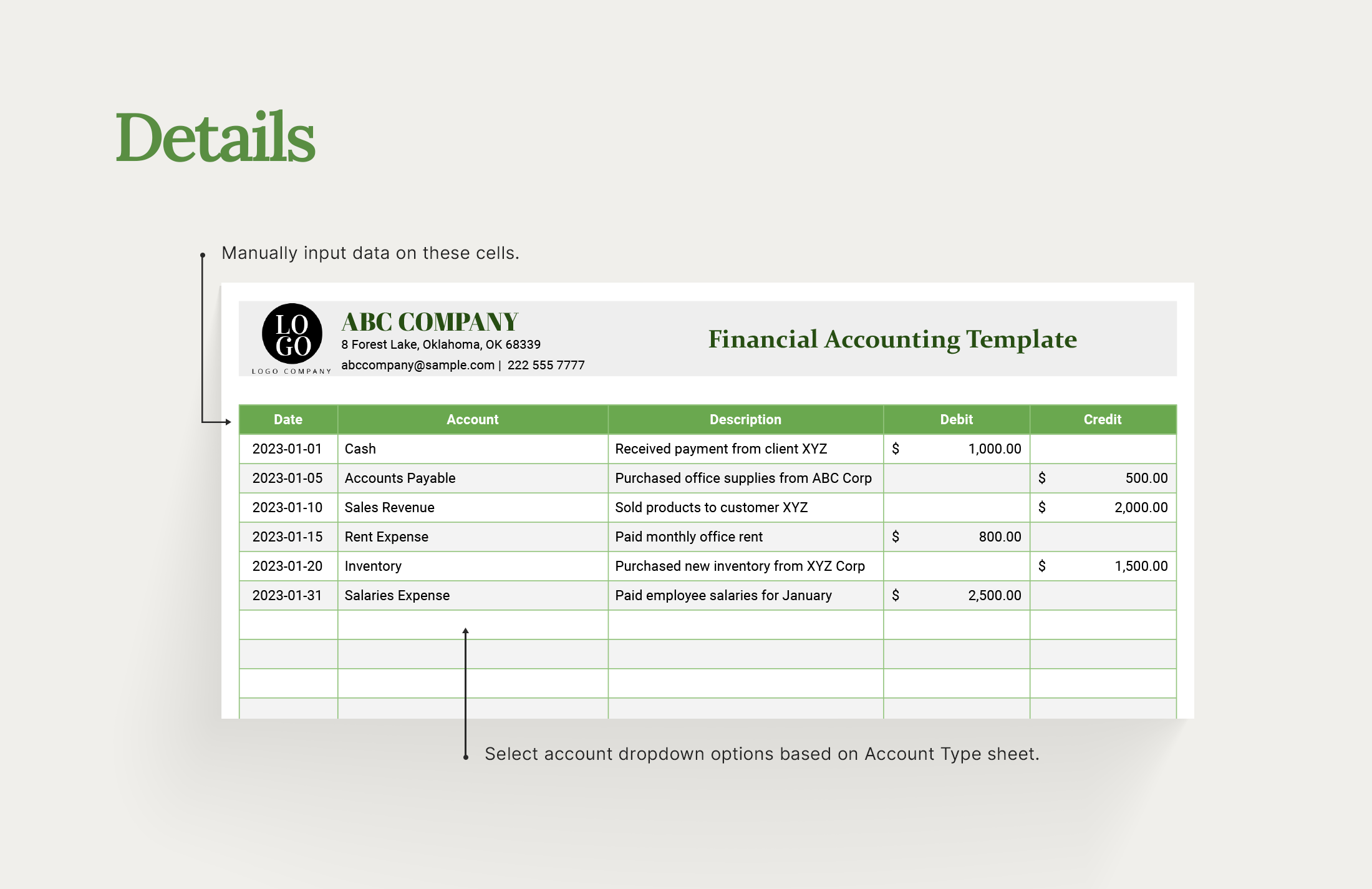 Financial Accounting Template - Download in Excel, Google Sheets ...