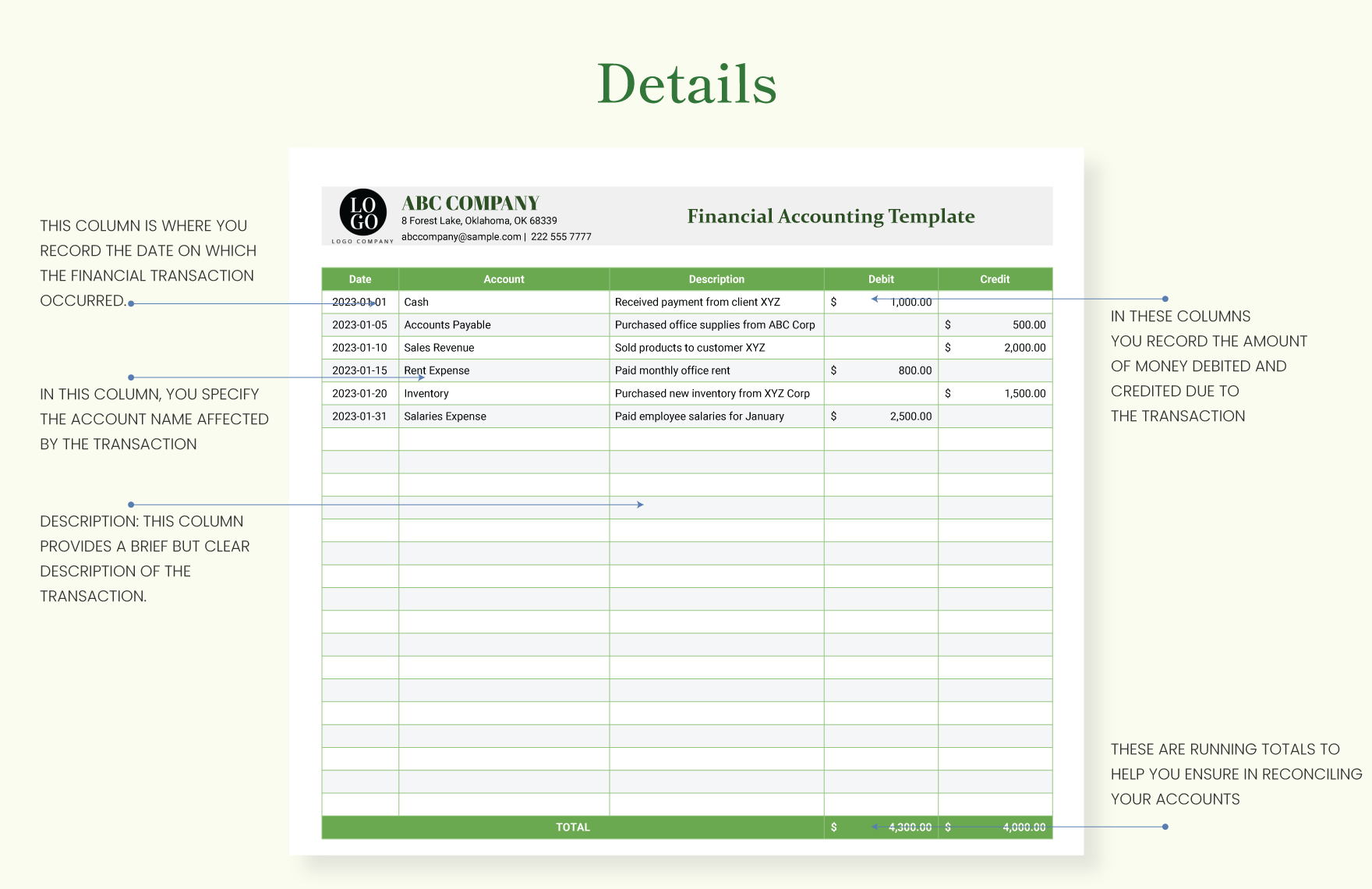 Financial Accounting Template - Download in Excel, Google Sheets ...