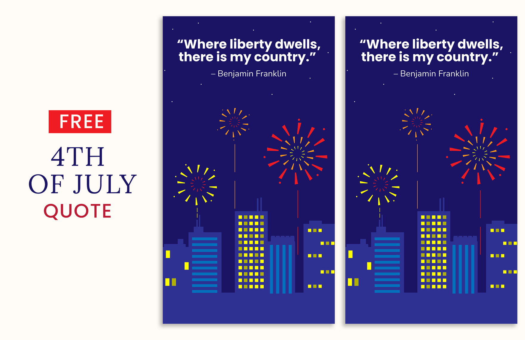 4th Of July Quote In Illustrator JPG Download Template 4th Of July Quote In Illustrator JPG Download Template