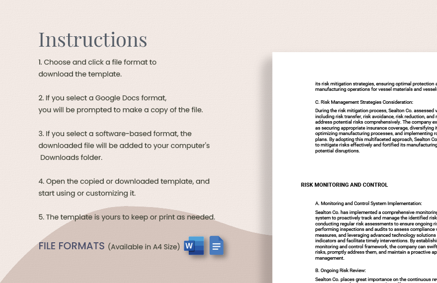 Risk Assessment Analysis Template In Word Google Docs Download Risk Assessment Analysis Template In Word Google Docs Download