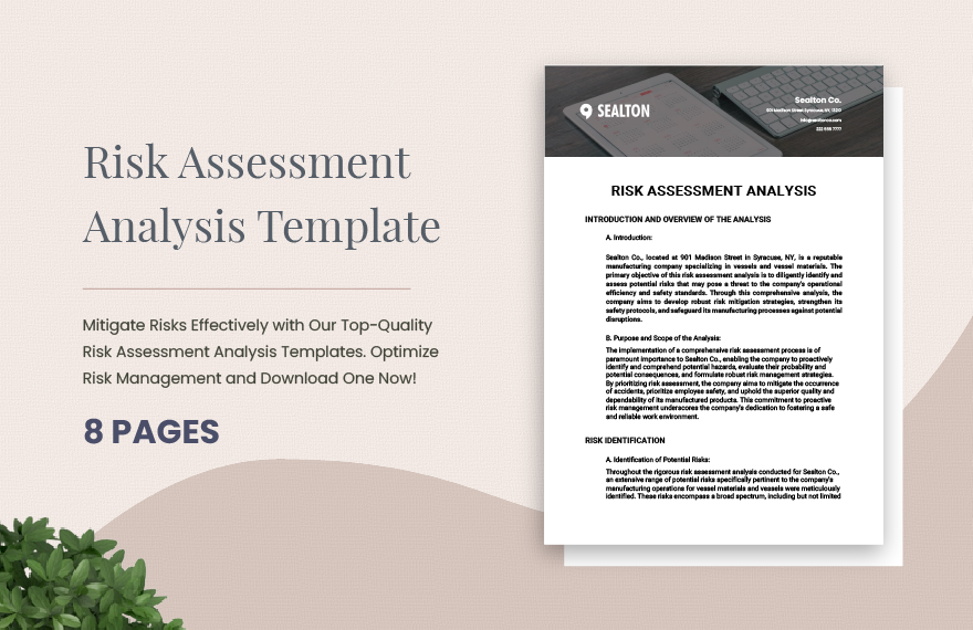 Free Risk Analysis Templates Editable And Printable Free Risk Analysis Templates Editable And Printable