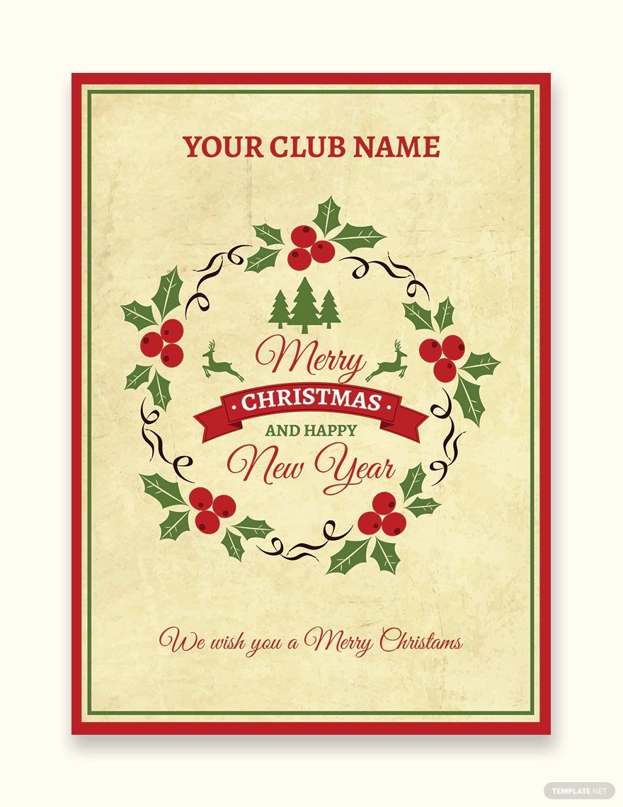 Christmas Card Templates Word Christmas Card Templates Word