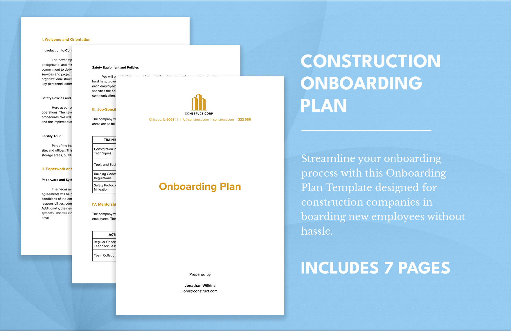 Onboarding Plan