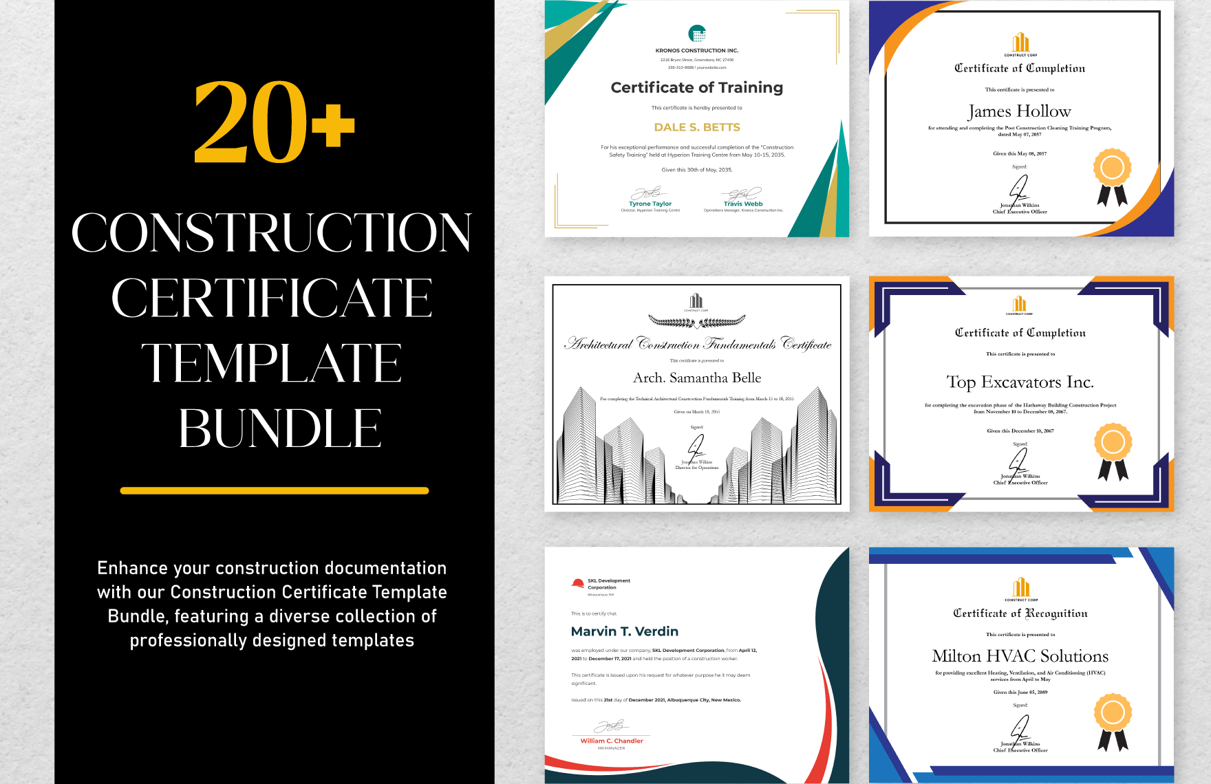 Editable Professional Certificate Templates In Word To Download