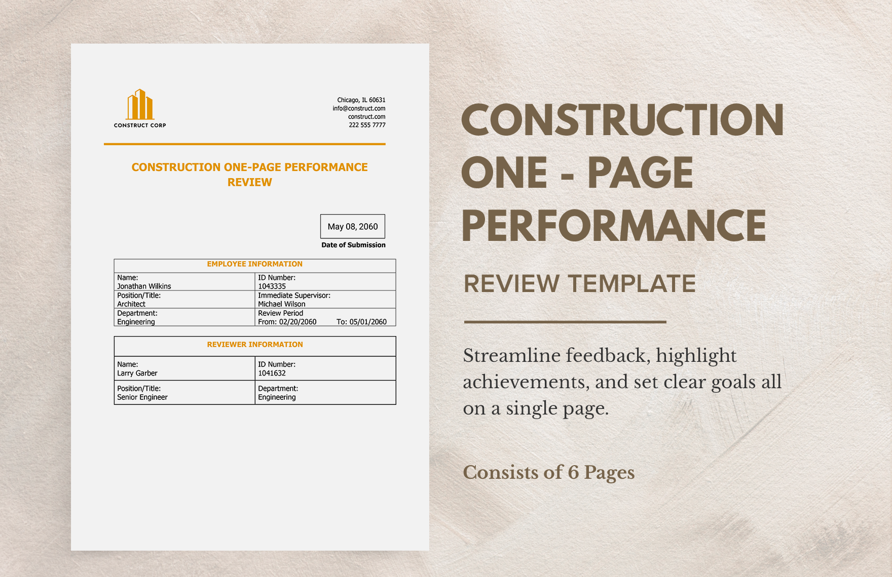 CEO 360 Review Performance Review Assessment For Executives 60 OFF