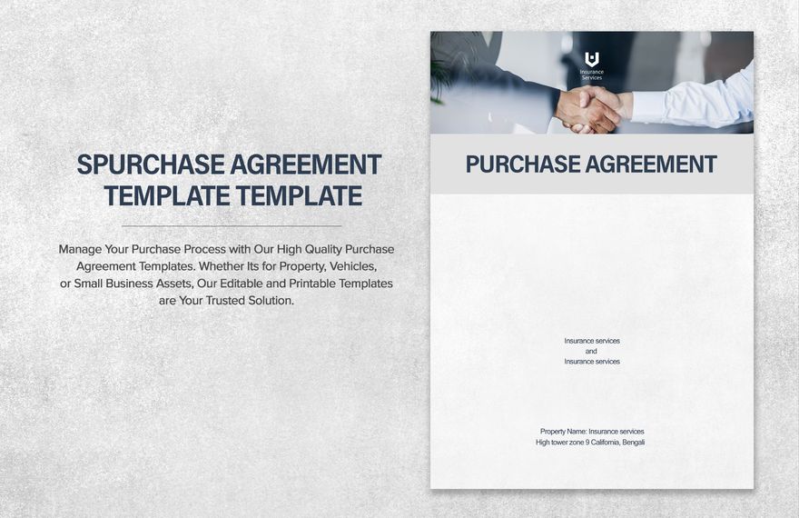 Purchase Agreement Template - Word, Google Docs, Apple Pages | Template.net
