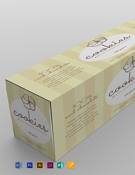 FREE Product Label Word Template Download Template