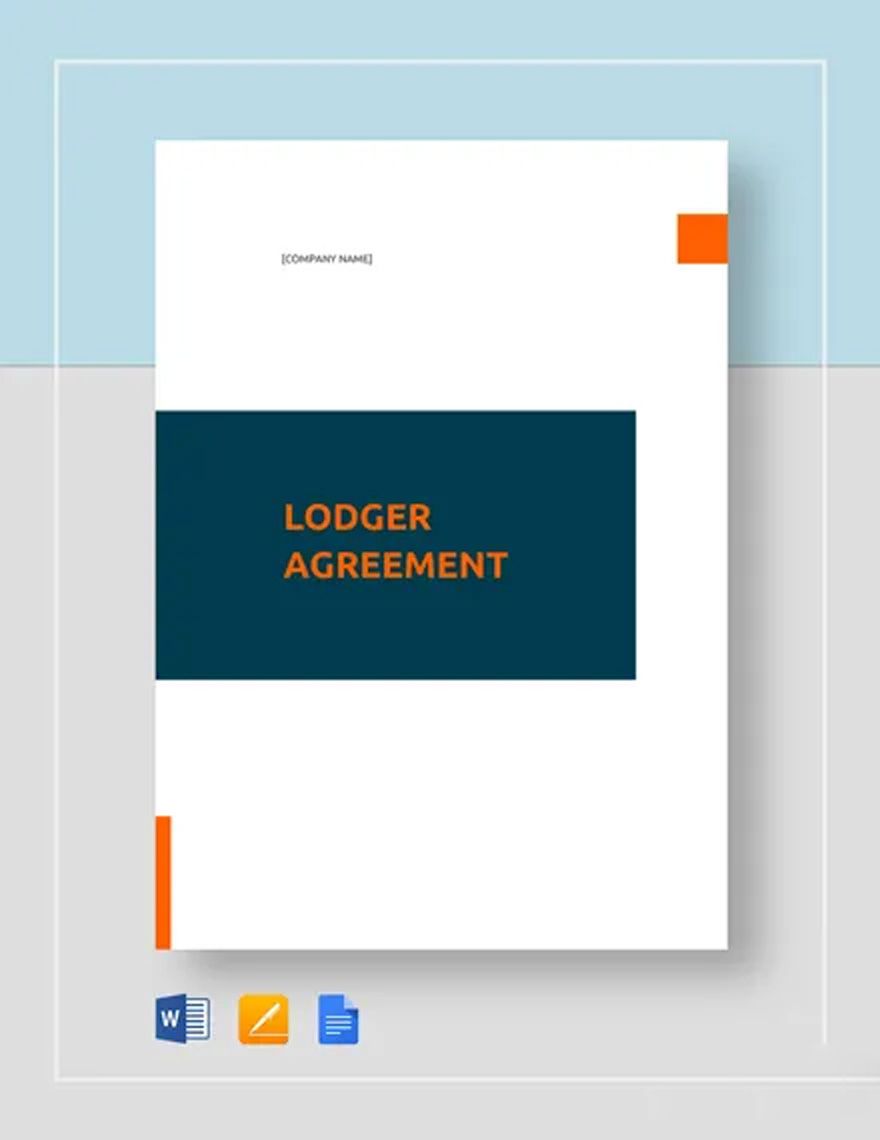 Lodger Agreement Template Download In Word Google Docs Apple Pages 