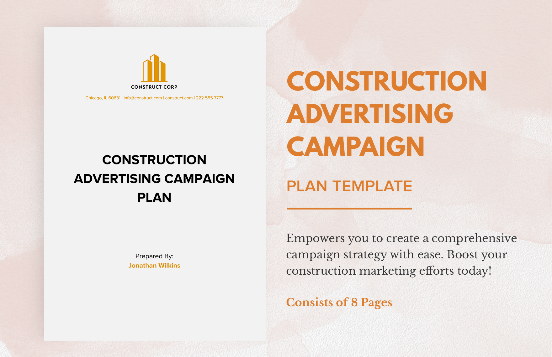 Construction Advertising Campaign Plan Templates In Word Google Docs Construction Advertising Campaign Plan Templates In Word Google Docs
