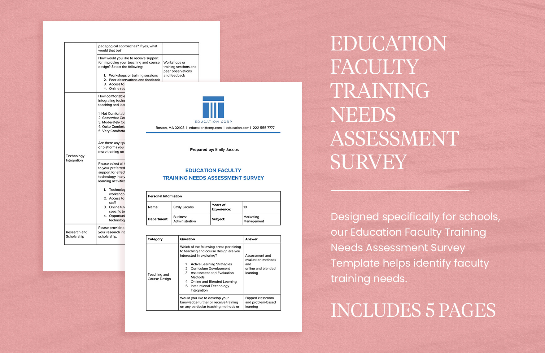 Editable Training Survey Templates In Word To Download Editable Training Survey Templates In Word To Download
