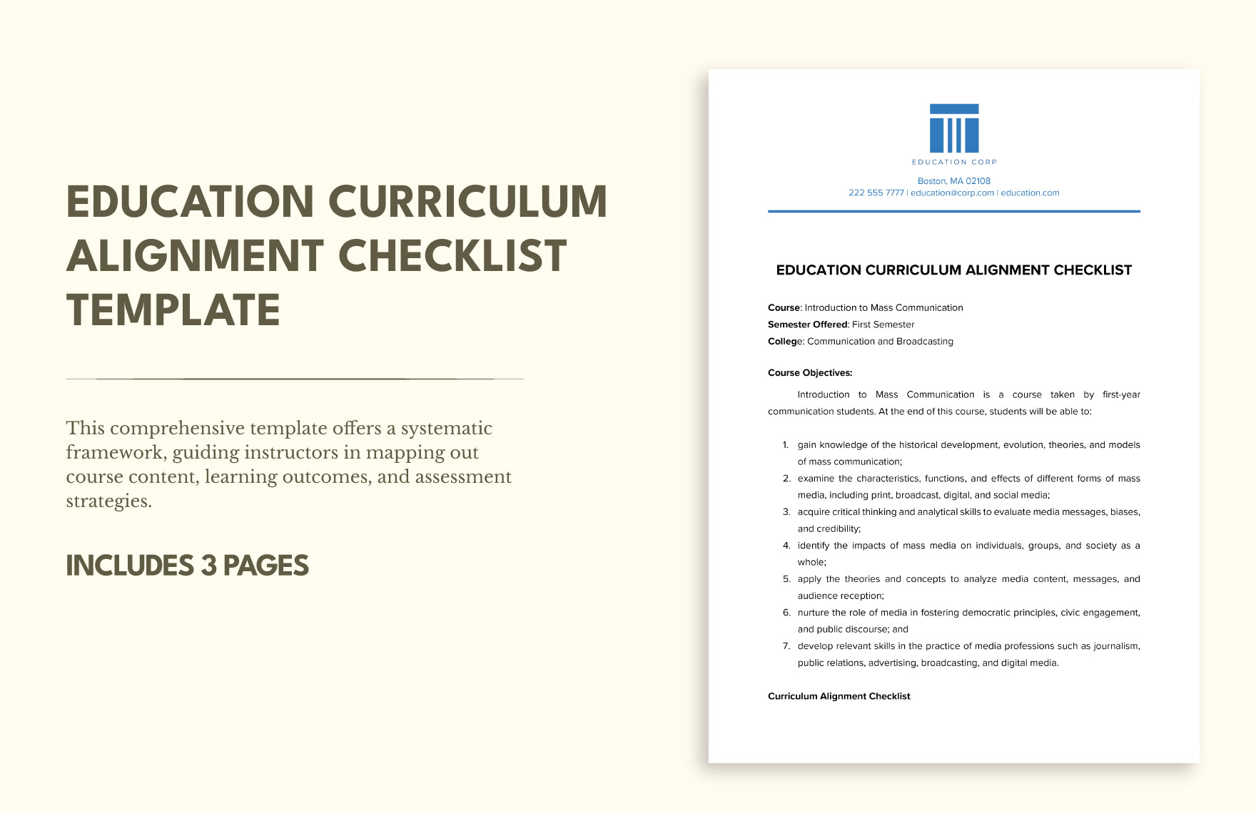 Item Checklist Template - Google Docs, Word, Apple Pages, PDF ...