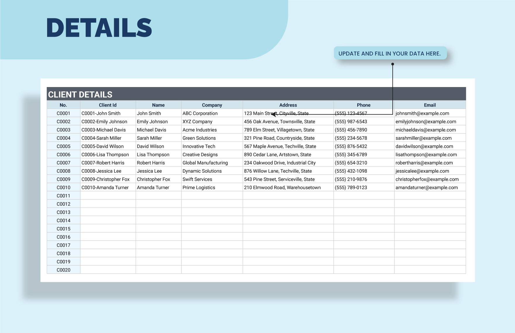 Project Cost Estimate Template - Download in Excel, Google Sheets ...