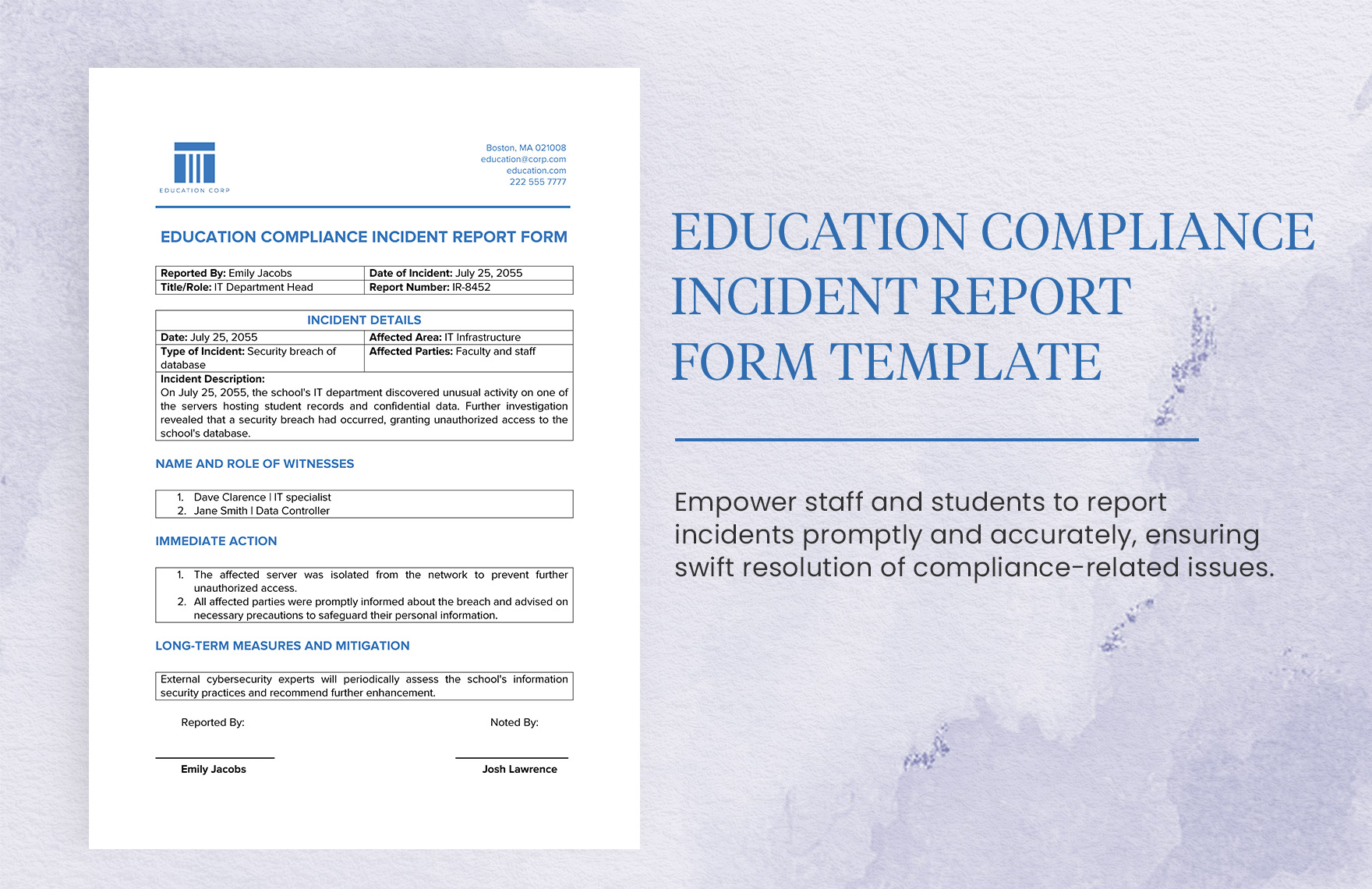 Editable Compliance Templates In Word To Download