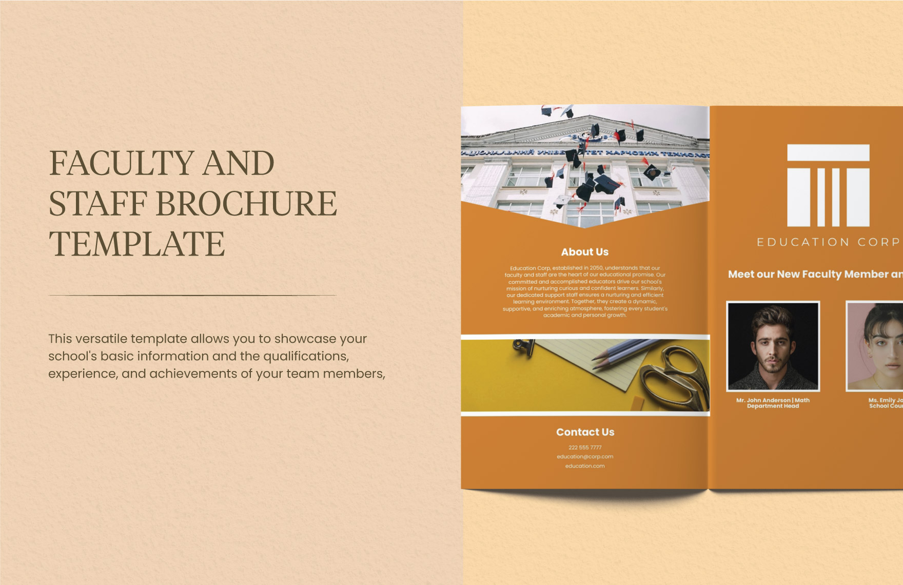 HR Consultancy Brochure Template - Word, Google Docs, Illustrator, PSD, Apple Pages, InDesign ...