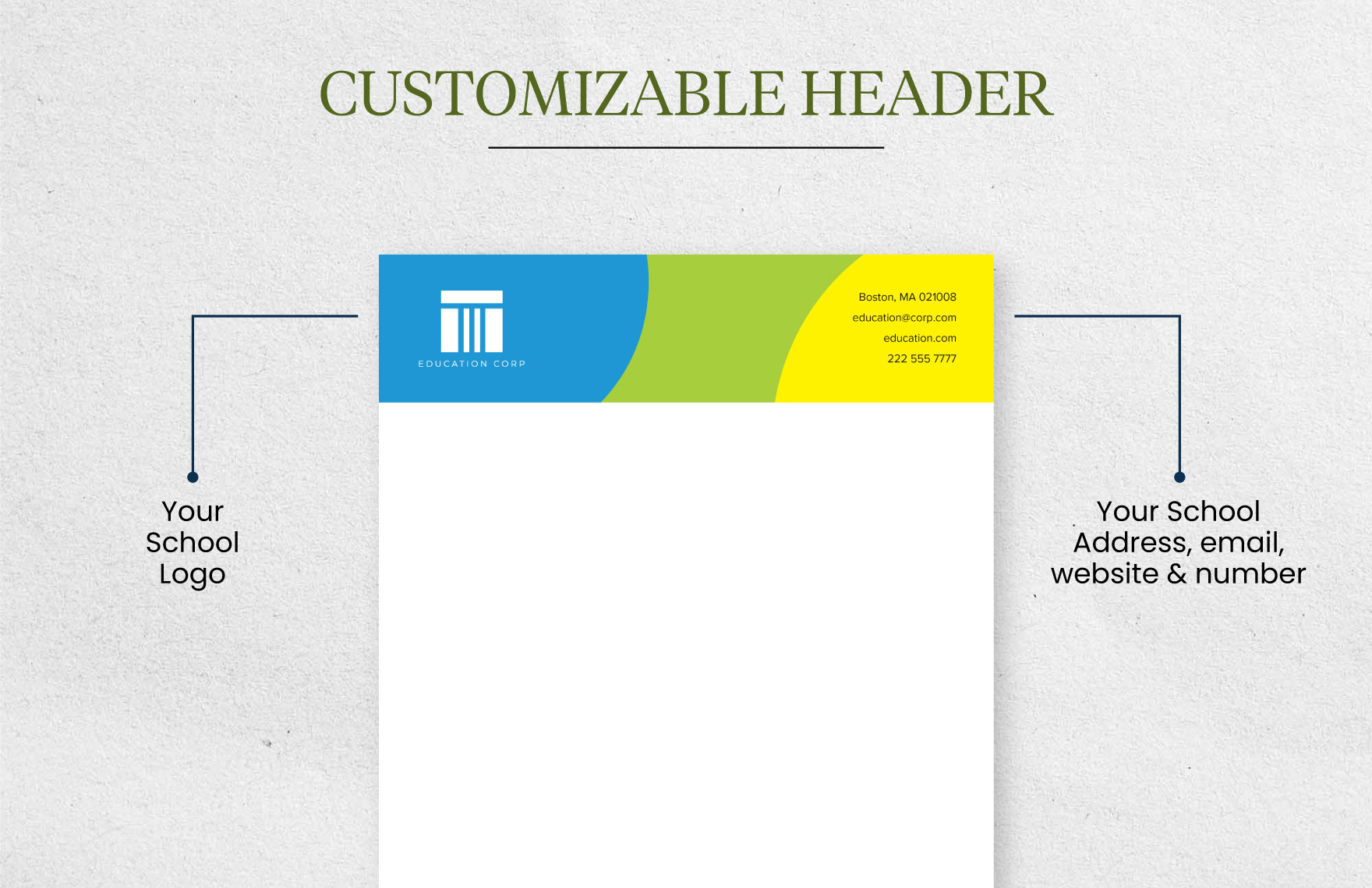 Early Childhood Education Letterhead Template - Download in Word ...