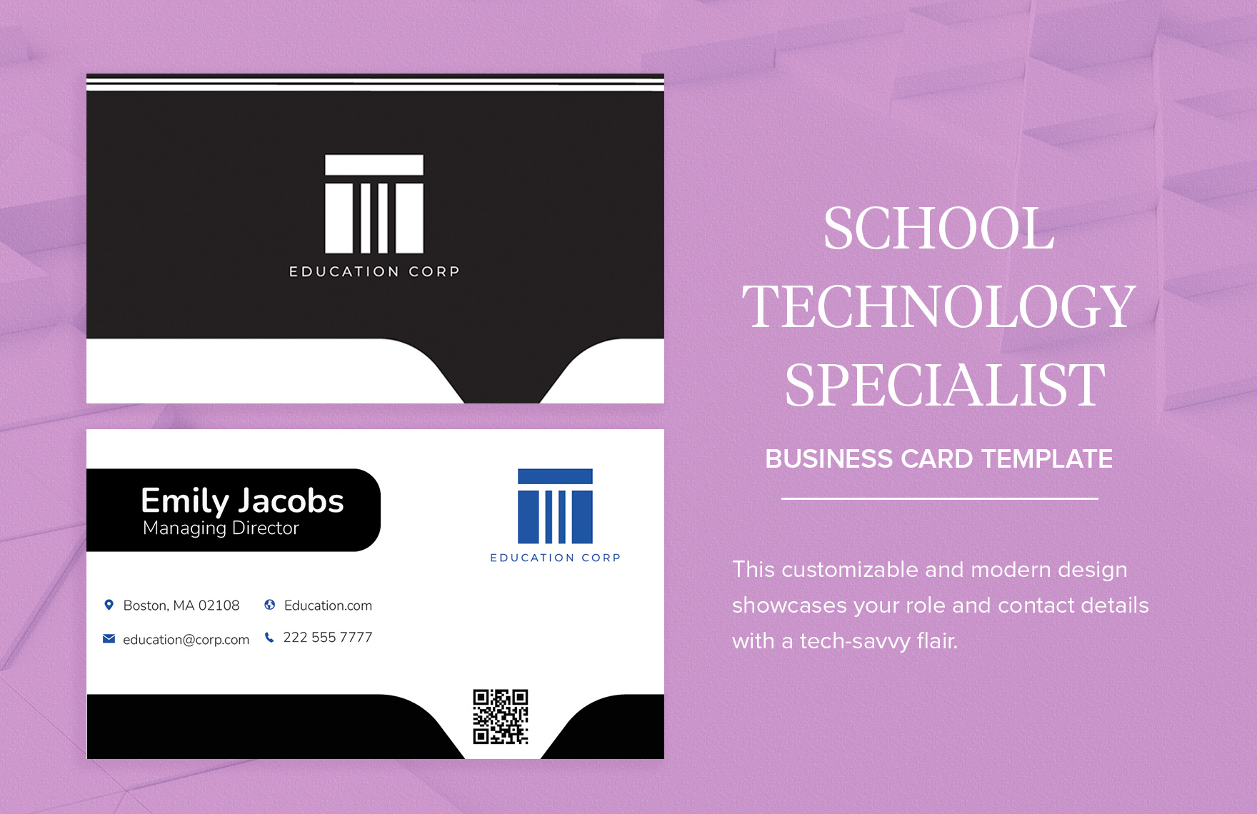 Funky Business Card Template - Word, Google Docs, Illustrator, PSD ...