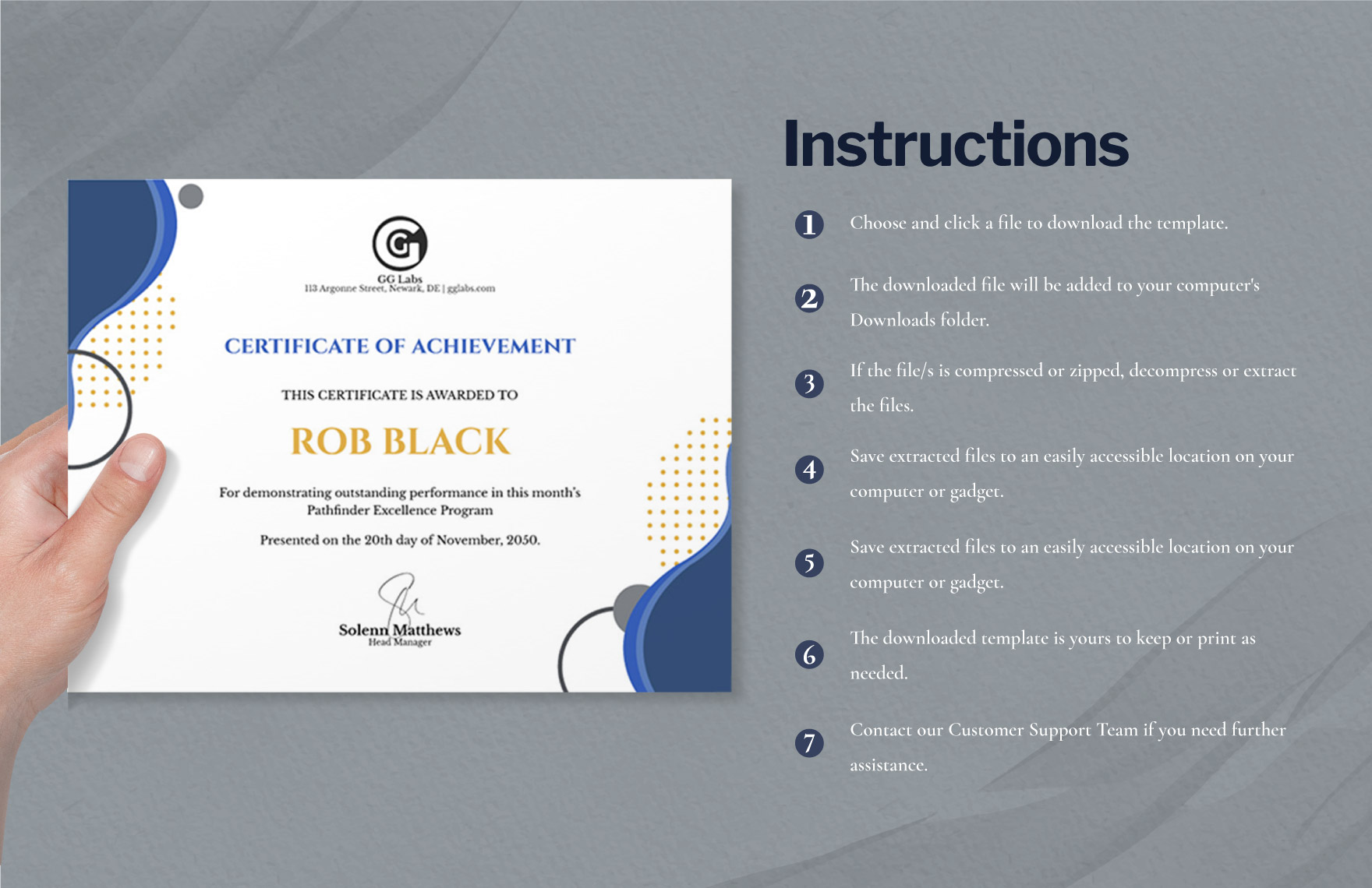 Simple Certificate of Achievement Template - Download in Word ...