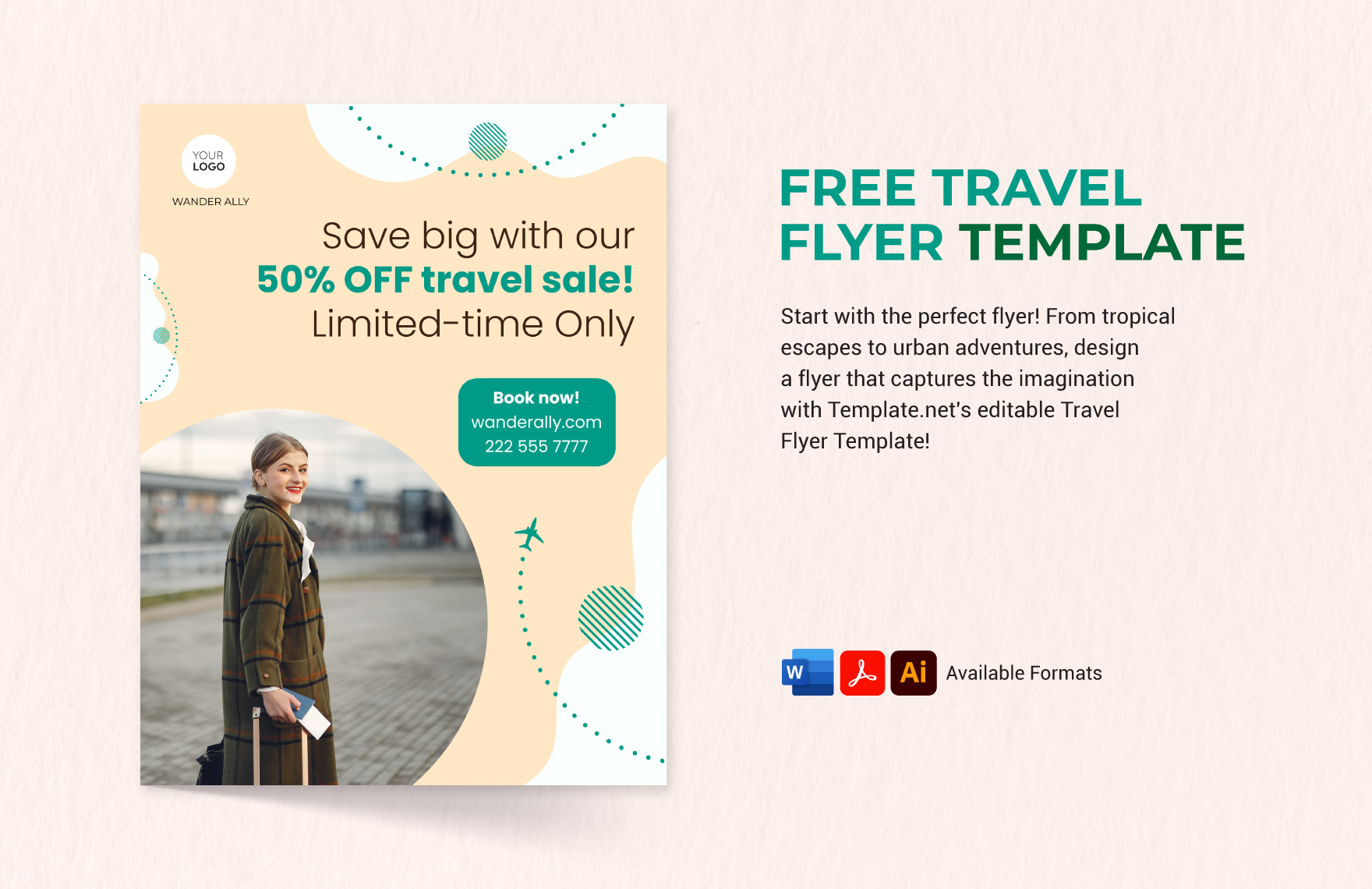 Free Travel Flyer Template - Download in Word, PDF, Illustrator, PSD ...