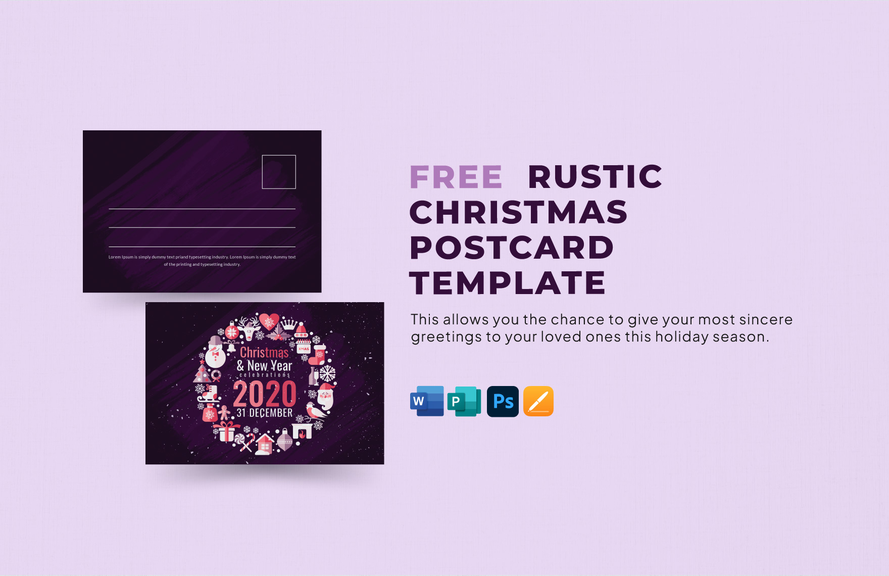 Editable Christmas Templates In Publisher To Download