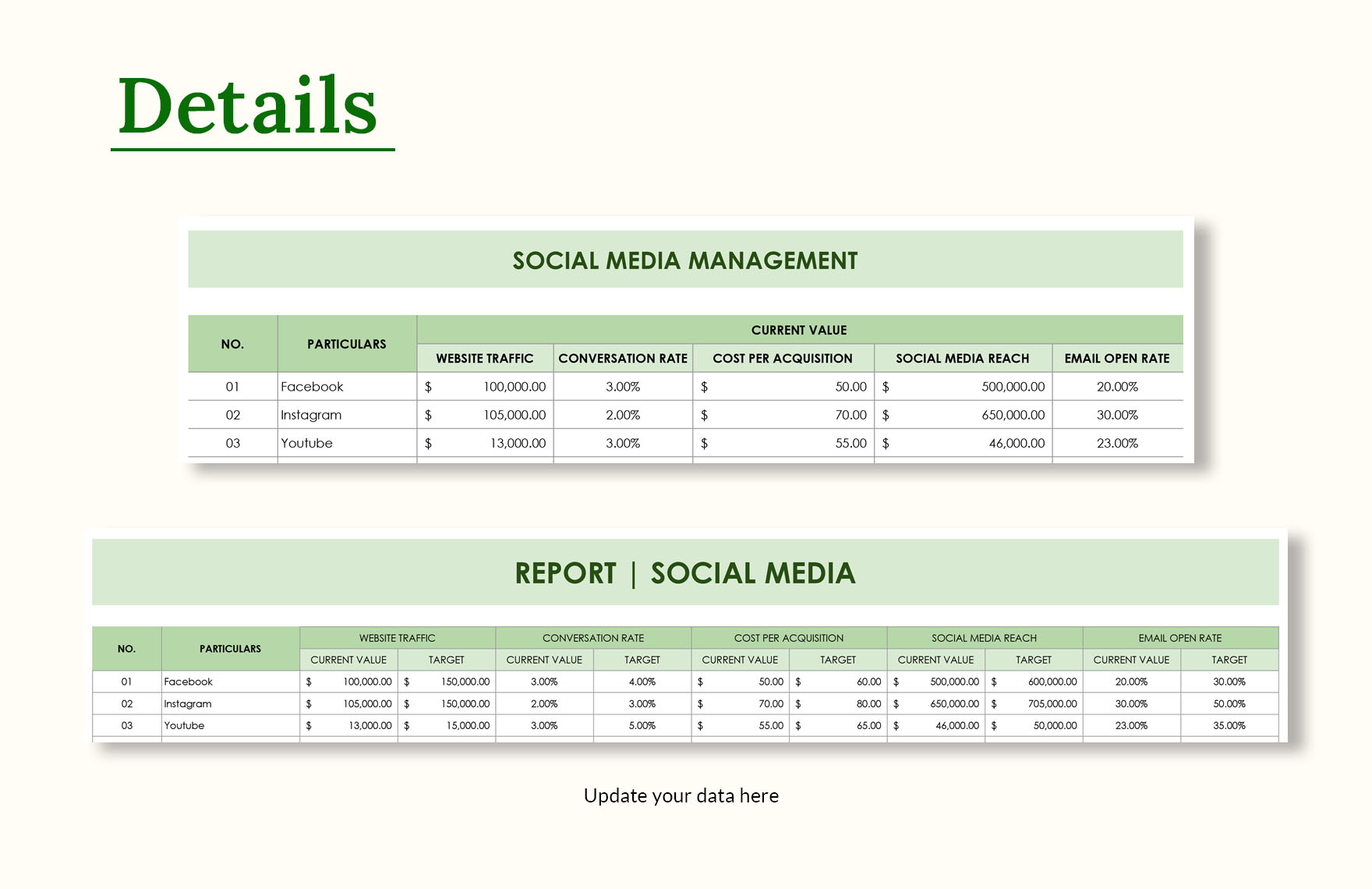 Dashboard Report Template - Download in Excel, Google Sheets | Template.net