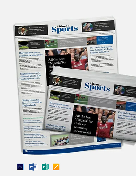 Sports Trading Card Template [Free PDF] - Word | PSD | Apple Pages ...