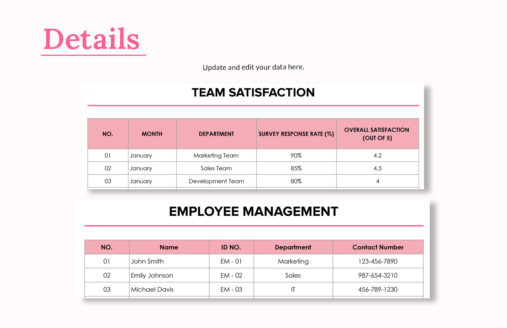 Teamwork Dashboard Template - Download in Excel, Google Sheets ...