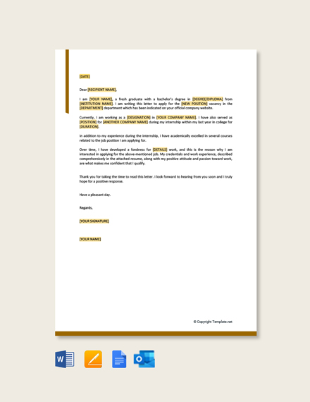 Simple Application Letter For Teacher Job Template Google Docs Word 