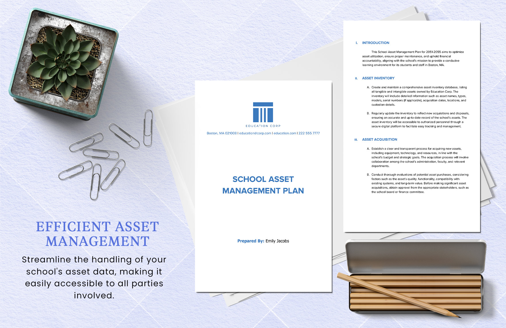 School Asset Management Plan Template Download In Word Google Docs School Asset Management Plan Template Download In Word Google Docs