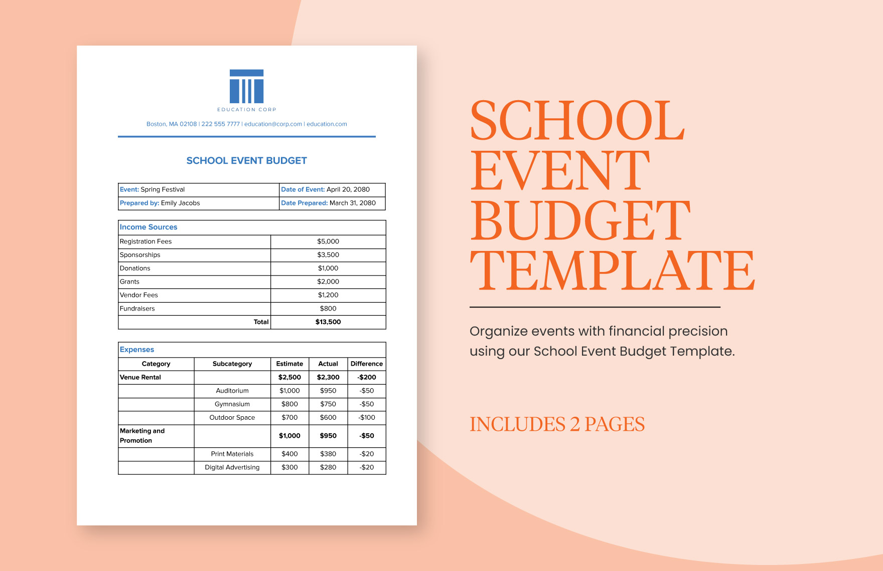 Page 22 College Templates In PDF FREE Download Template