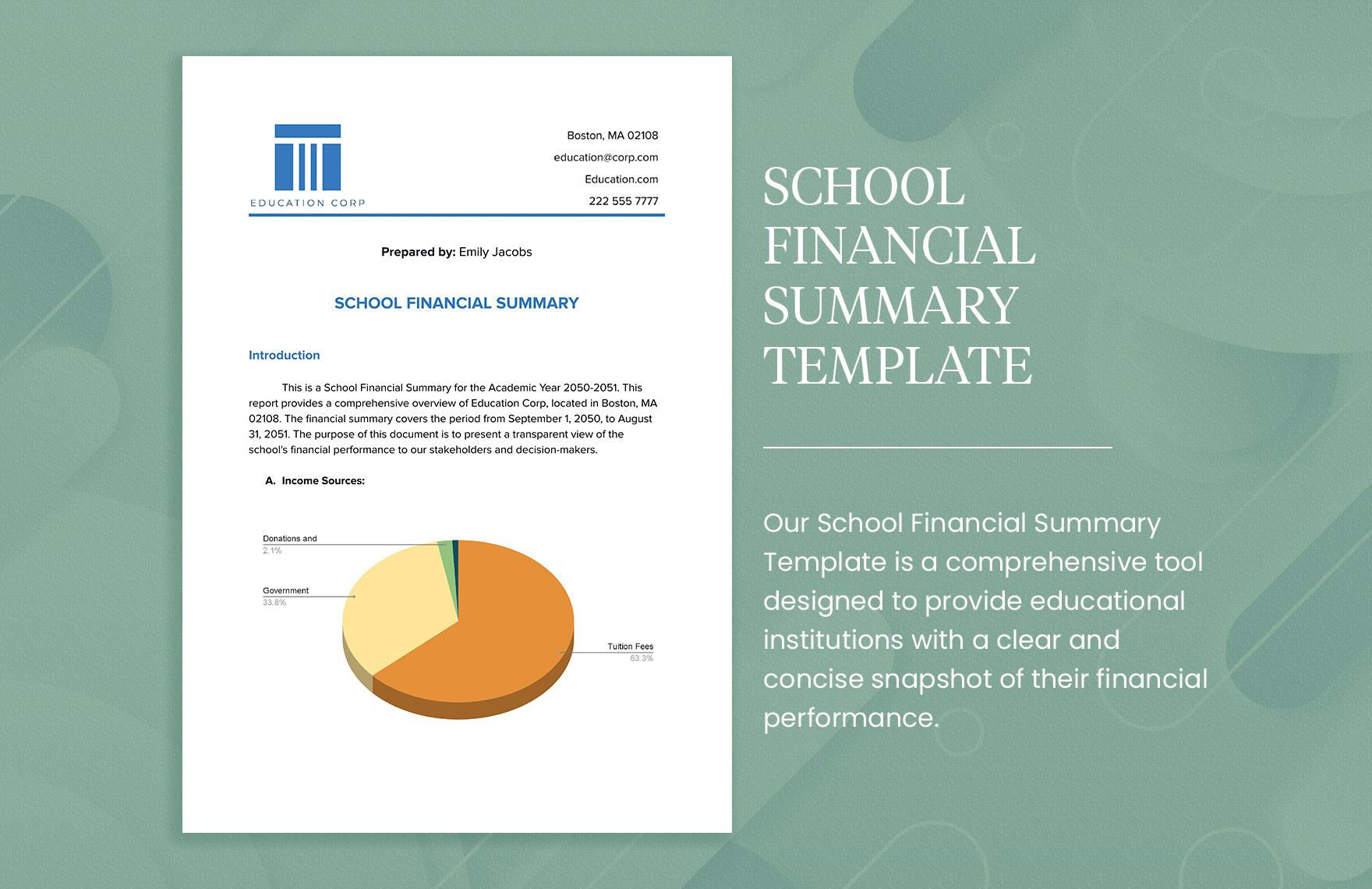 Editable Summary Templates In Word To Download