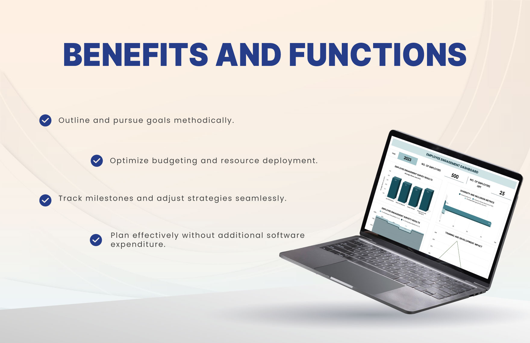 Employee Engagement Dashboard Template - Download in Excel, Google ...