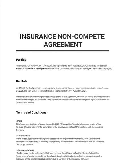 Business Management Agreement Template