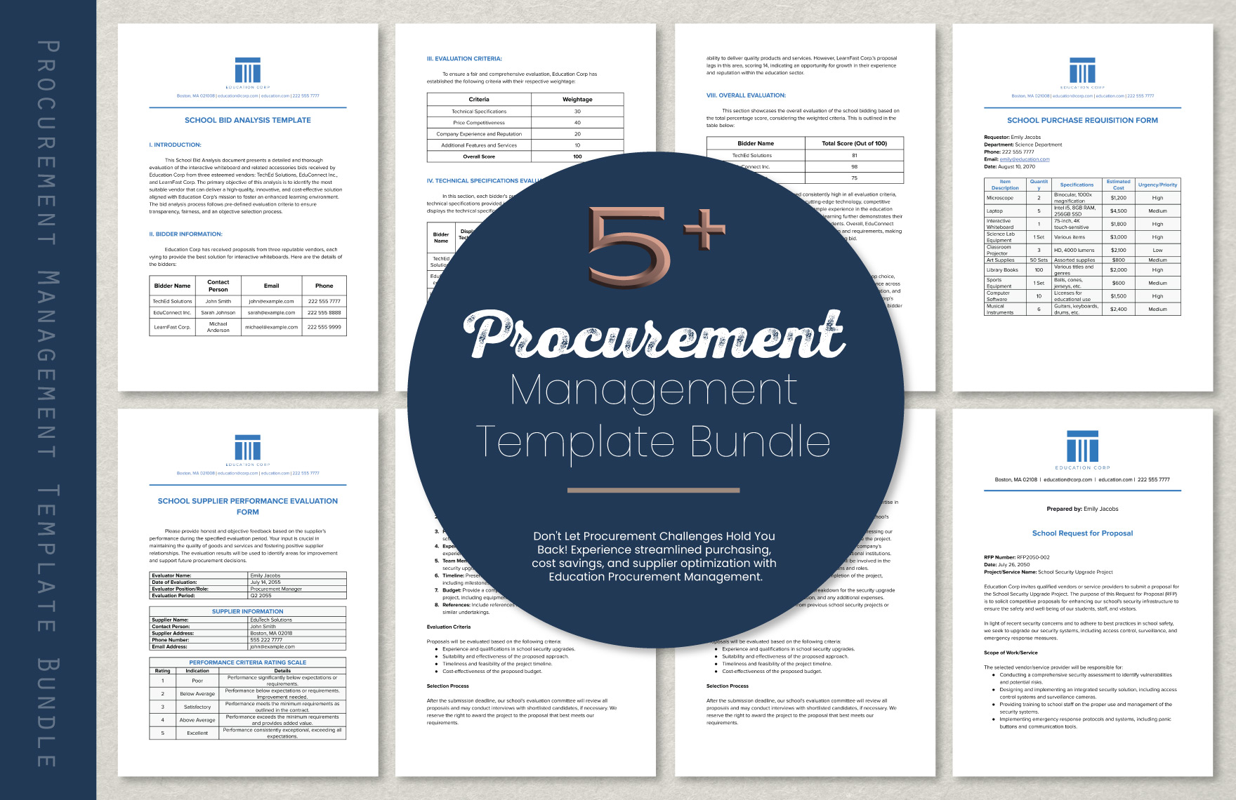 Editable Procurement Templates In Word To Download