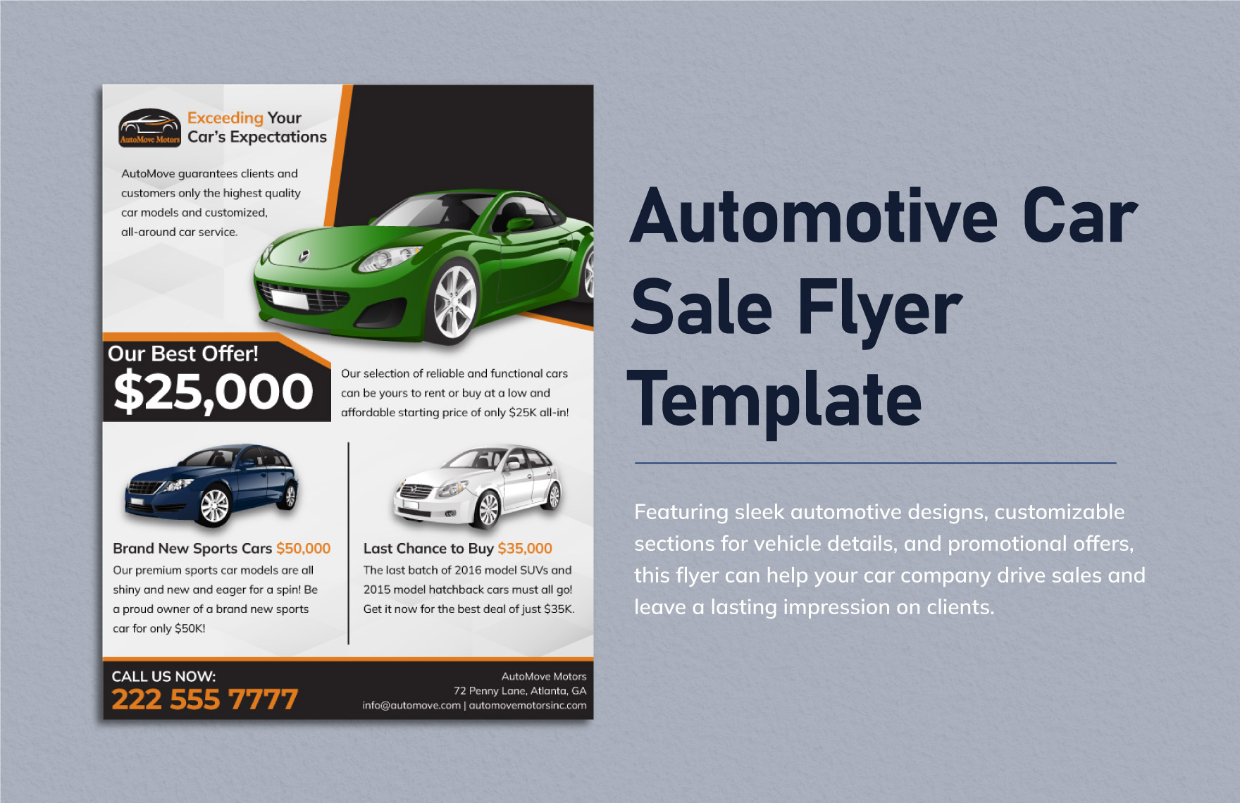 Automotive Car Sale Flyer Template Download In Word Illustrator PSD 