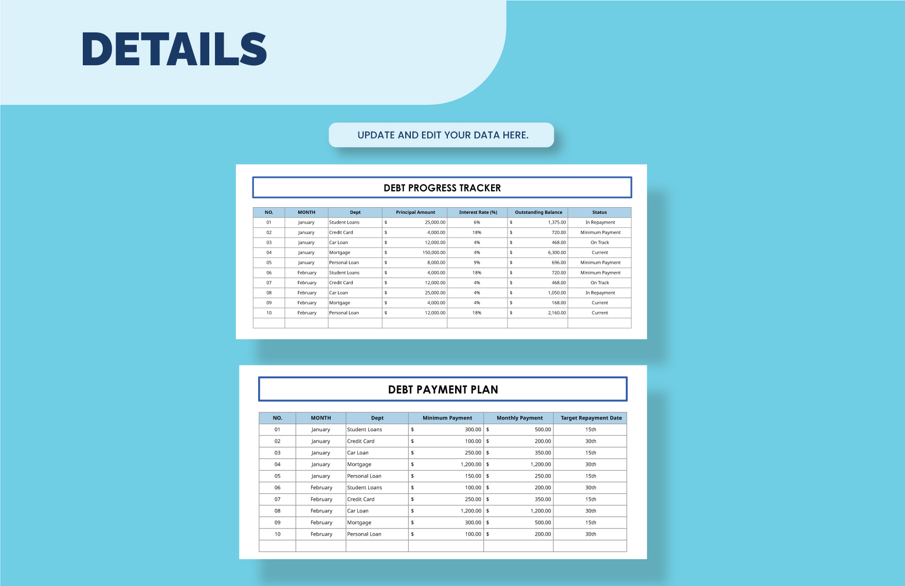 Career Dashboard Template - Download in Excel, Google Sheets | Template.net
