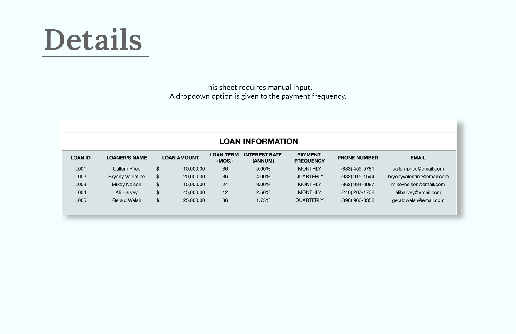Debt Amortization Schedule Template - Download in Excel, Google Sheets ...