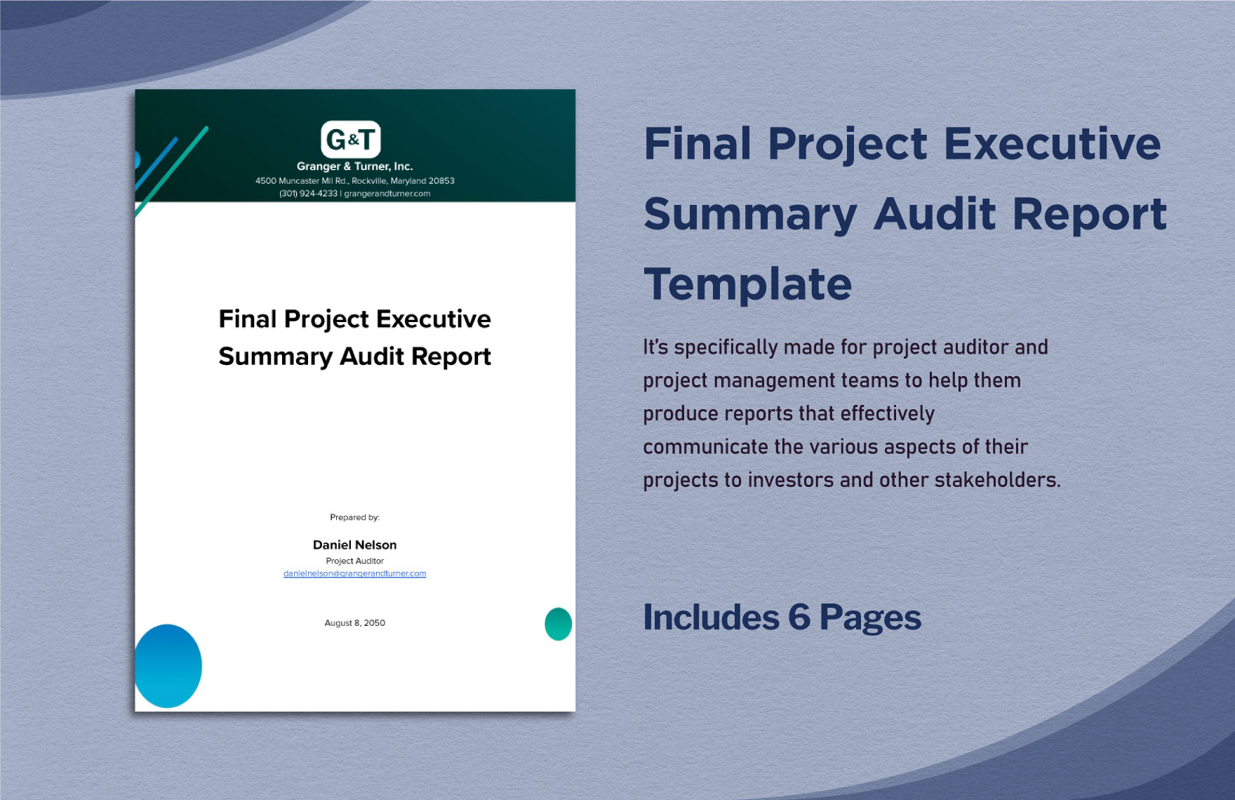 FREE Executive Report Templates Download In Word Google Docs Excel