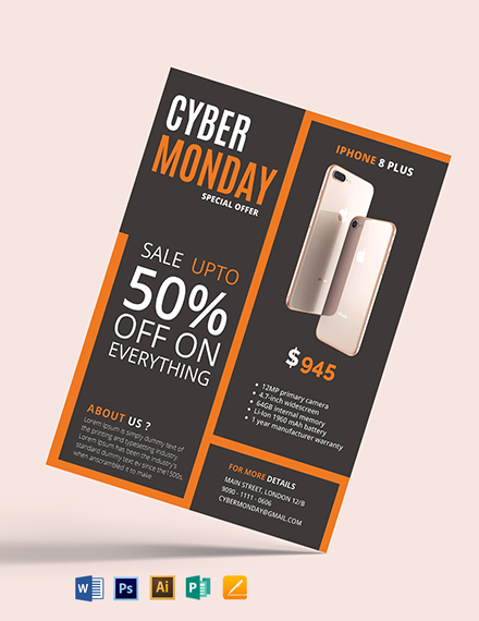 Green Monday Promotion Flyer Template | Template.net