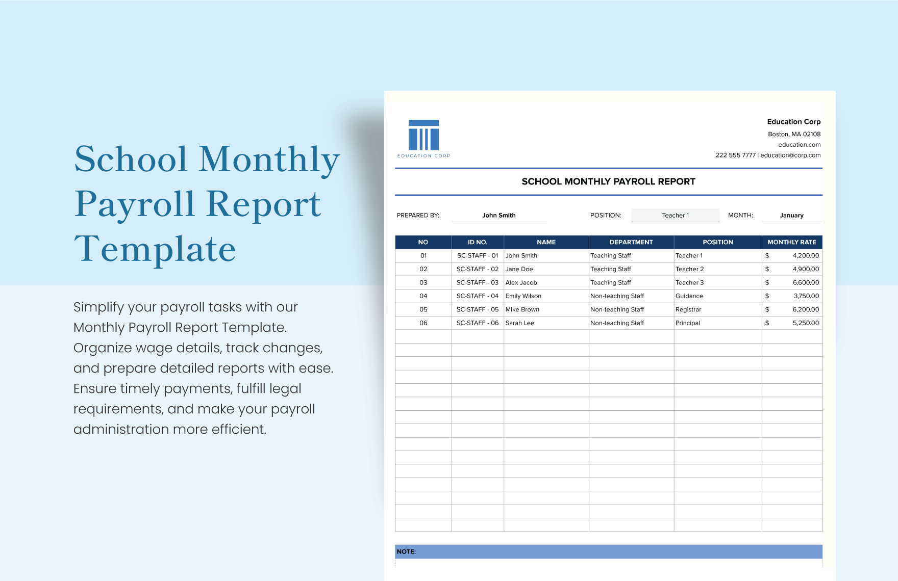 10+ Payroll Management Template Bundle - Download in Excel, Google ...