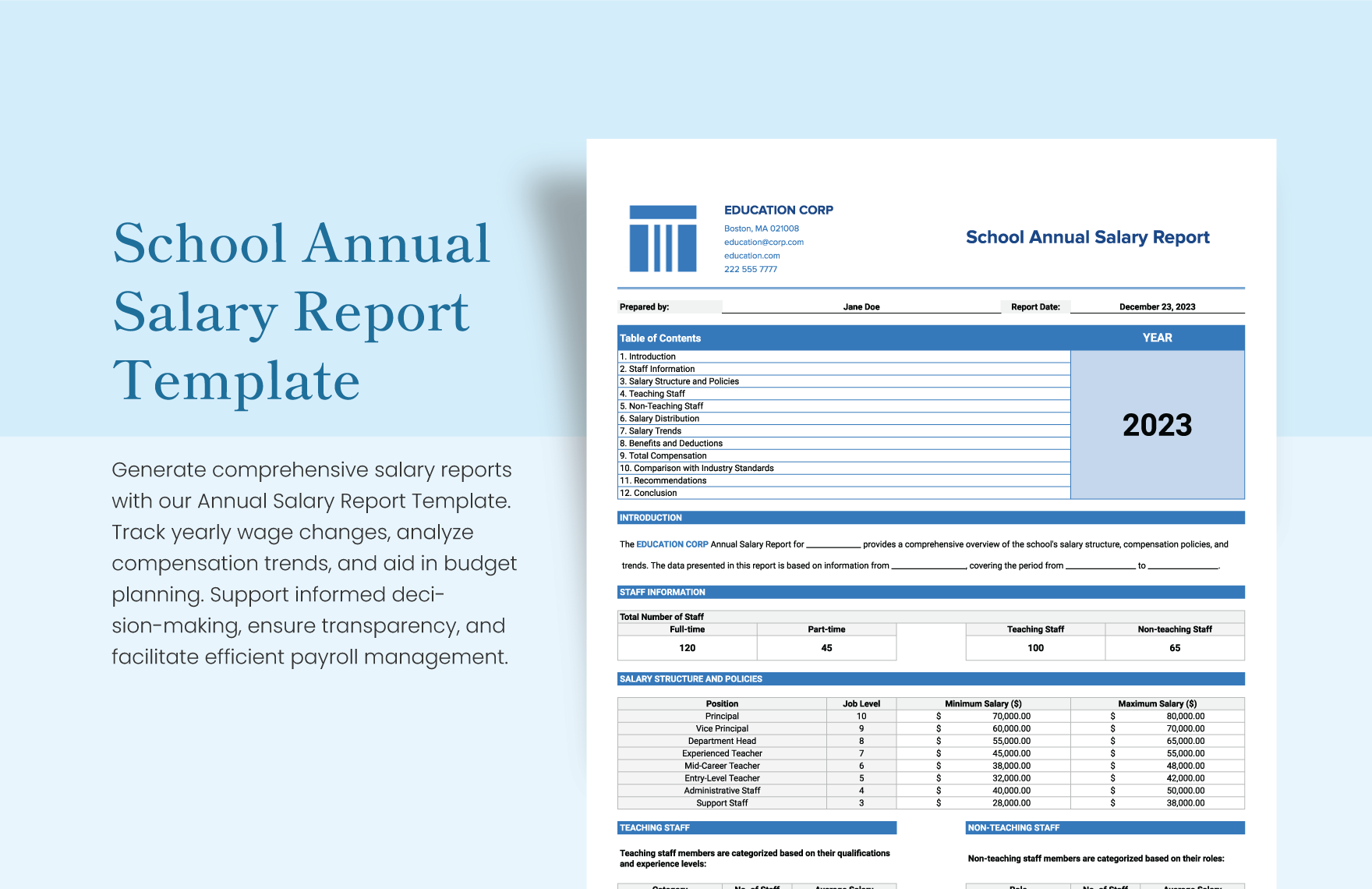 10+ Payroll Management Template Bundle - Download in Excel, Google ...