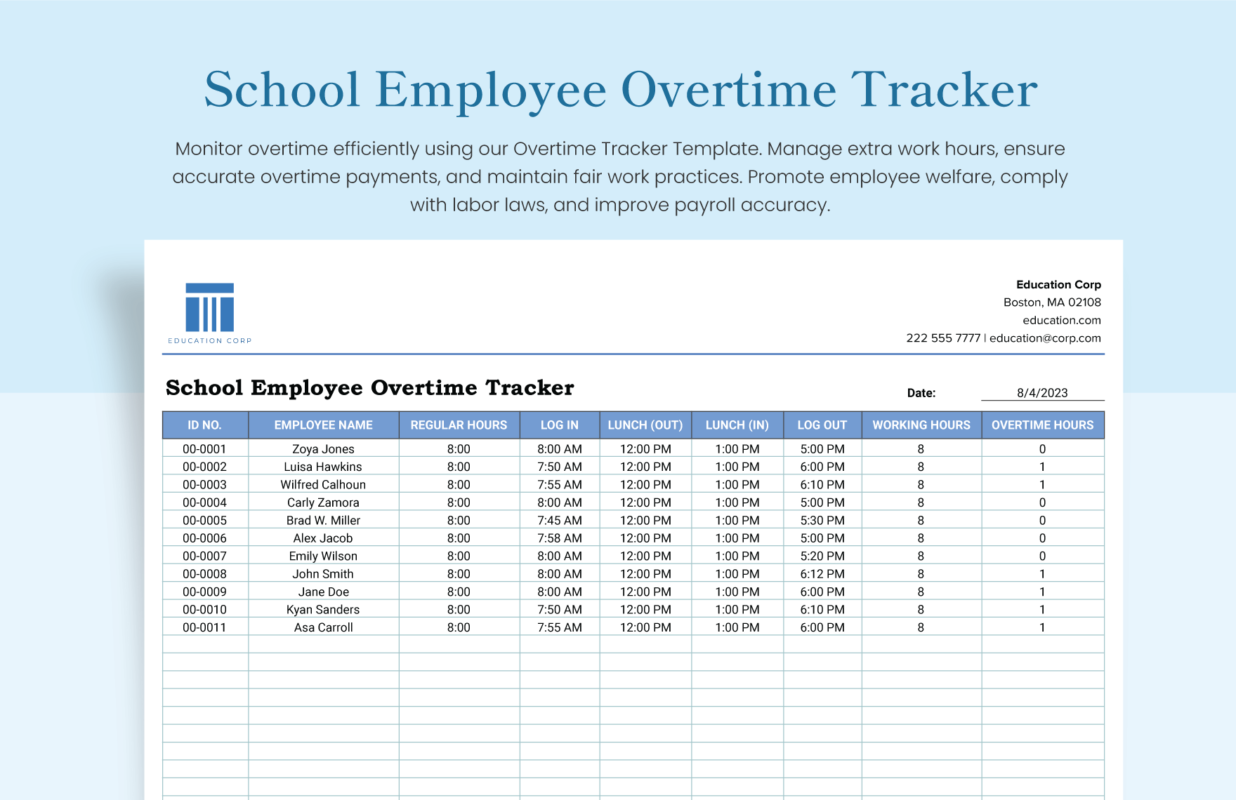 10+ Payroll Management Template Bundle - Download in Excel, Google ...
