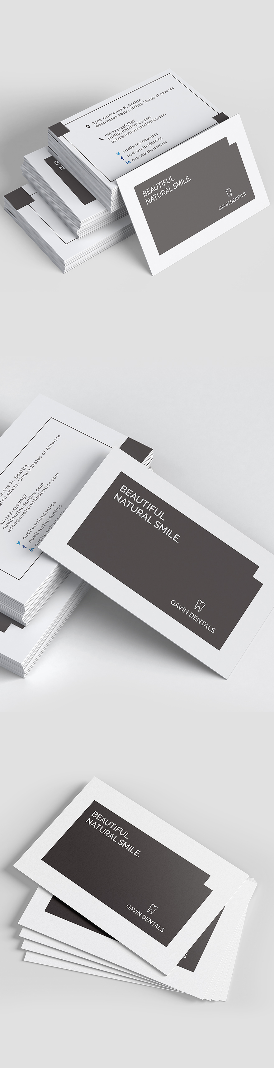 Dentist Business Card Template - Illustrator, Word, Apple Pages, PSD ...