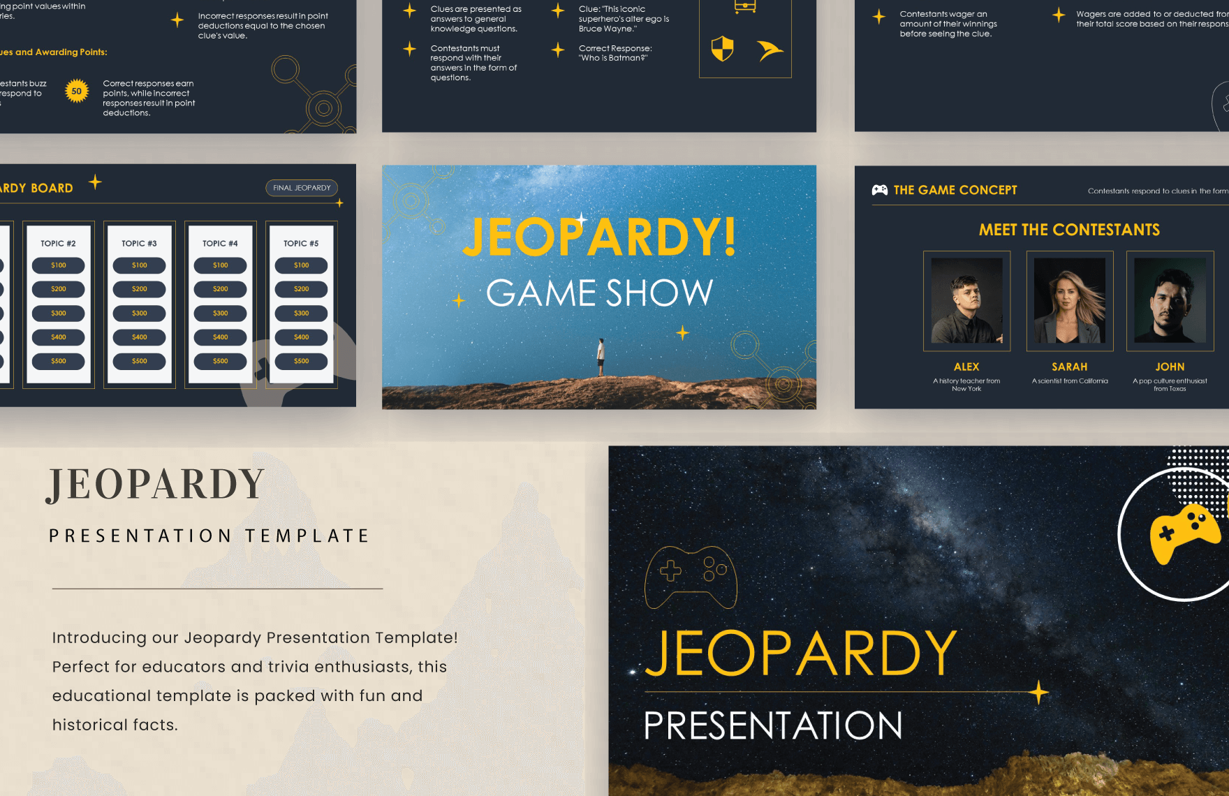 Editable Game Presentation Templates In Google Slides To Download