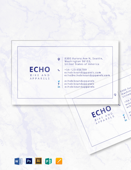 FREE Transparent Business Card Template - Word (DOC) | PSD | Apple (MAC ...