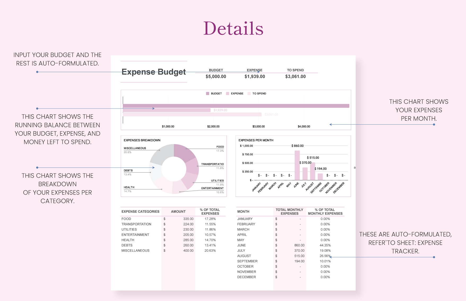 Expense Budget Template - Download in Excel, Google Sheets | Template.net