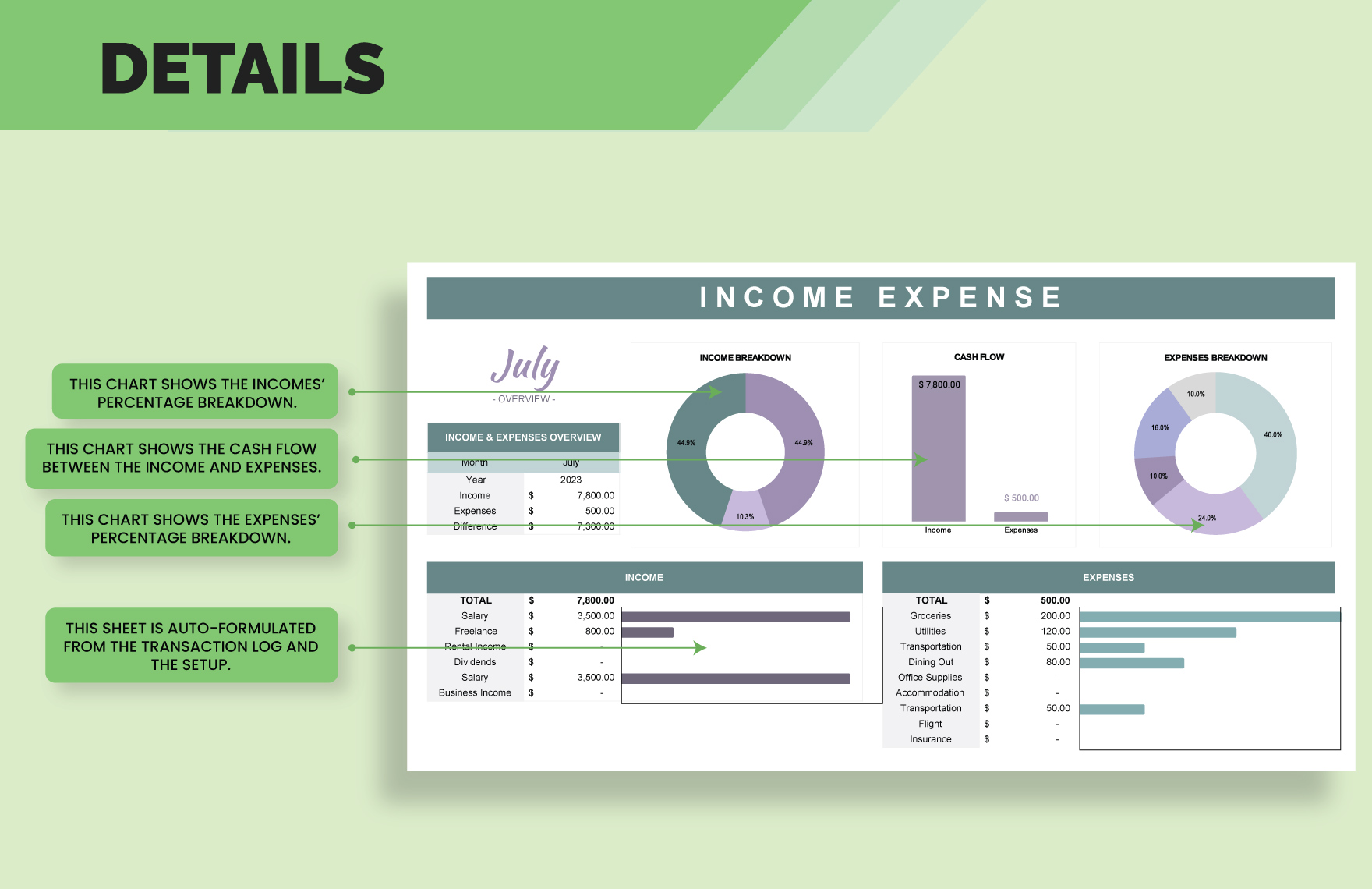 Income Expense template - Download in Excel, Google Sheets | Template.net