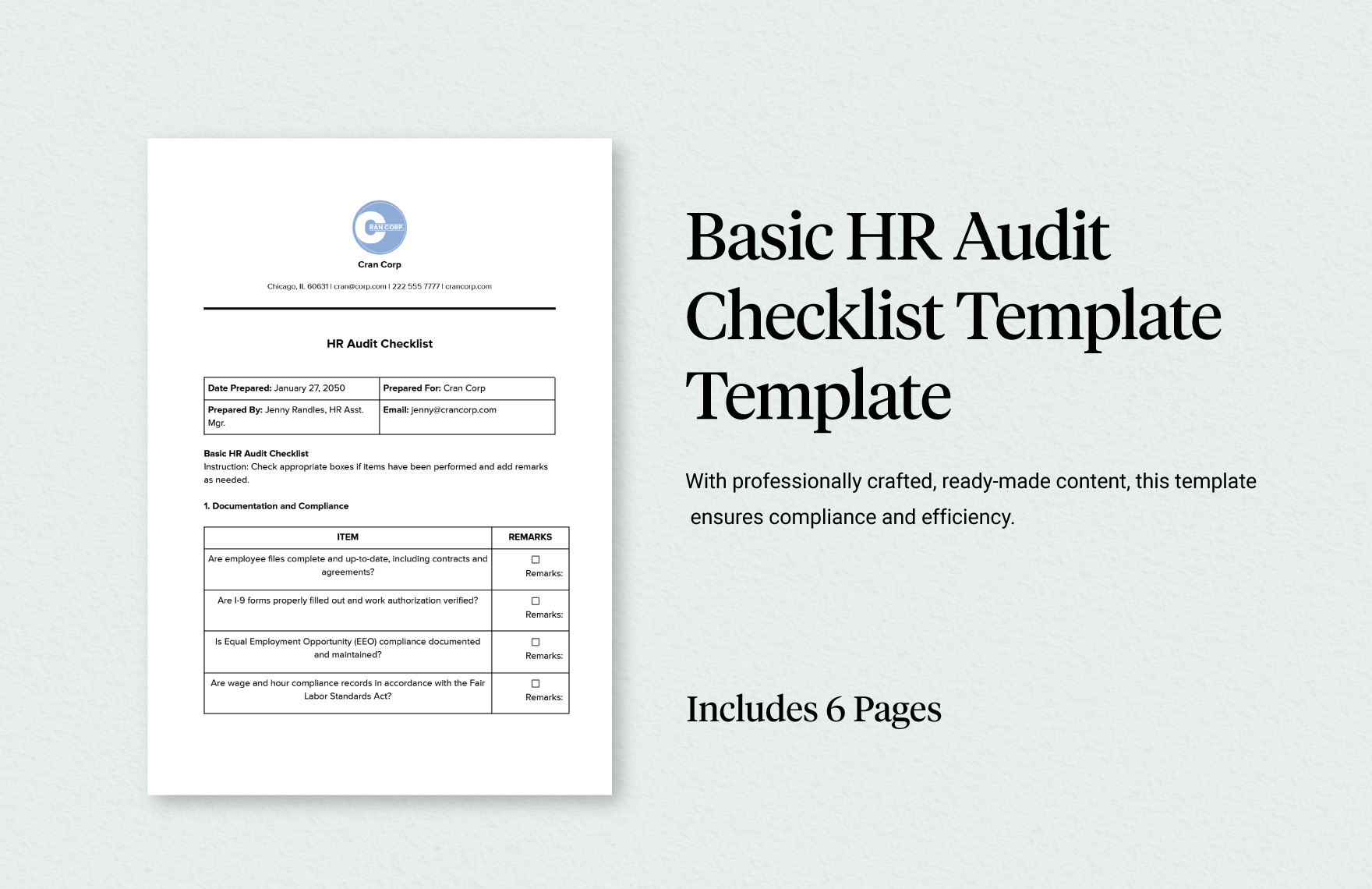 Page 2 Audit Checklist Templates In Google Docs FREE Download