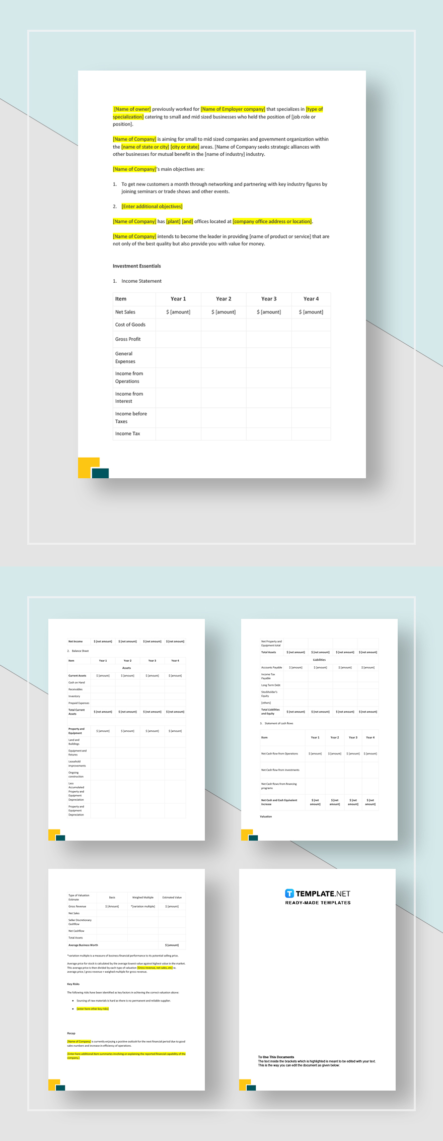 Financial Analysis Report Template Google Docs Word Apple Pages Template financial-analysis-report-template-google-docs-word-apple-pages-template