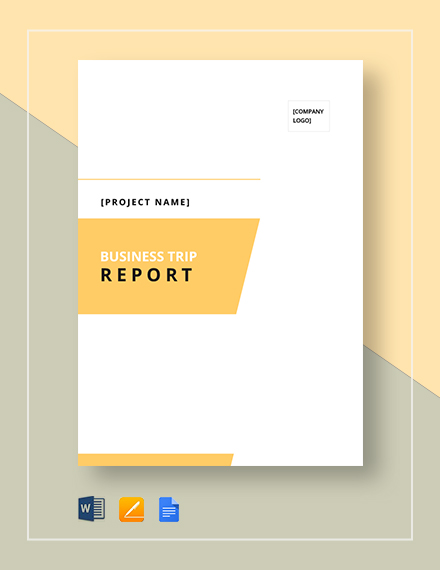 24+ Sample Trip Report Templates- Word, PDF, Google Docs, Apple Pages